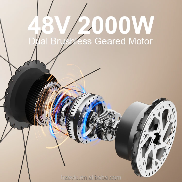 48V 2000W Electric Bike - Long Range & Powerful Performance