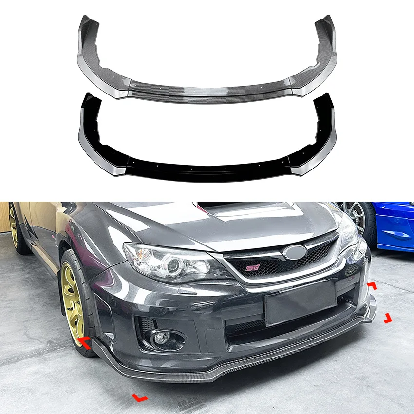 Car Front Bumper Lip Splitter Diffuser Body Kit Spoiler Bumper Guard ...