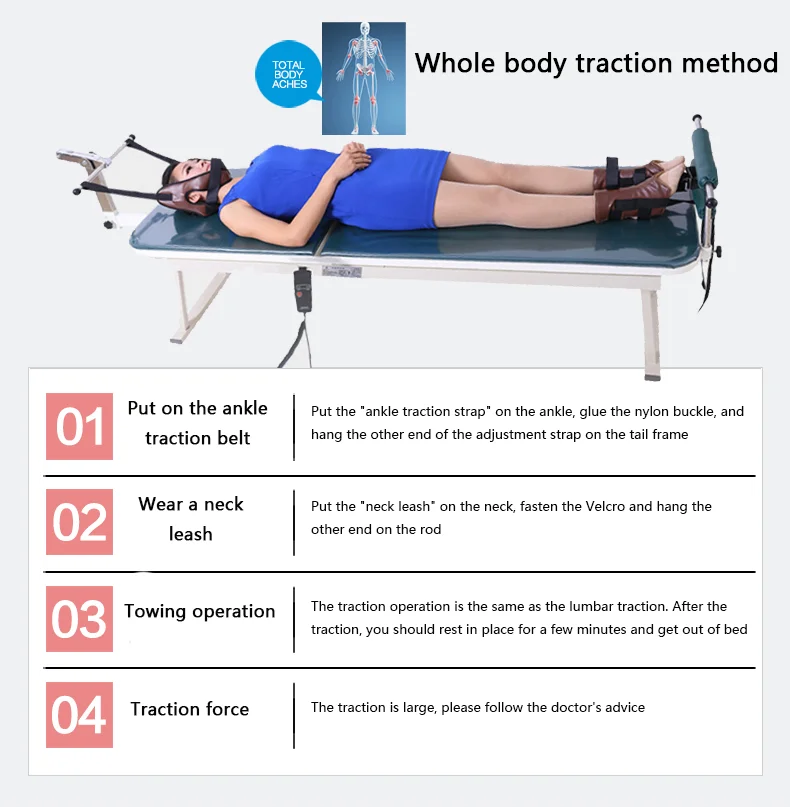 Cervical and Lumbar Electric Traction Bed - Xinlei Q-yc01