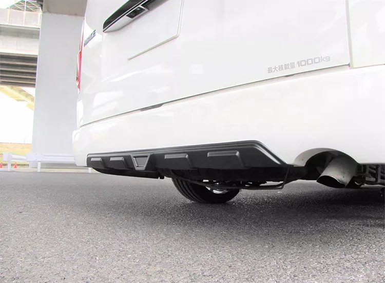 Hiace Kdh200 Rear Bumper Lower Shroud Lip With Lamp Auto Body Parts For ...