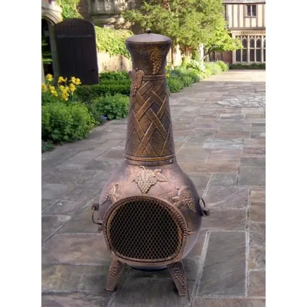 Antique Cast Iron Chiminea