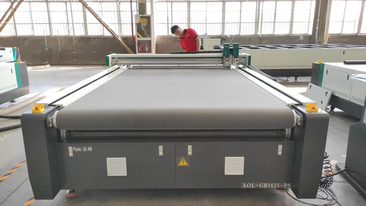 Aol Automatic Fabric Cutter Textile And Cloth Cutting Machine - Buy ...