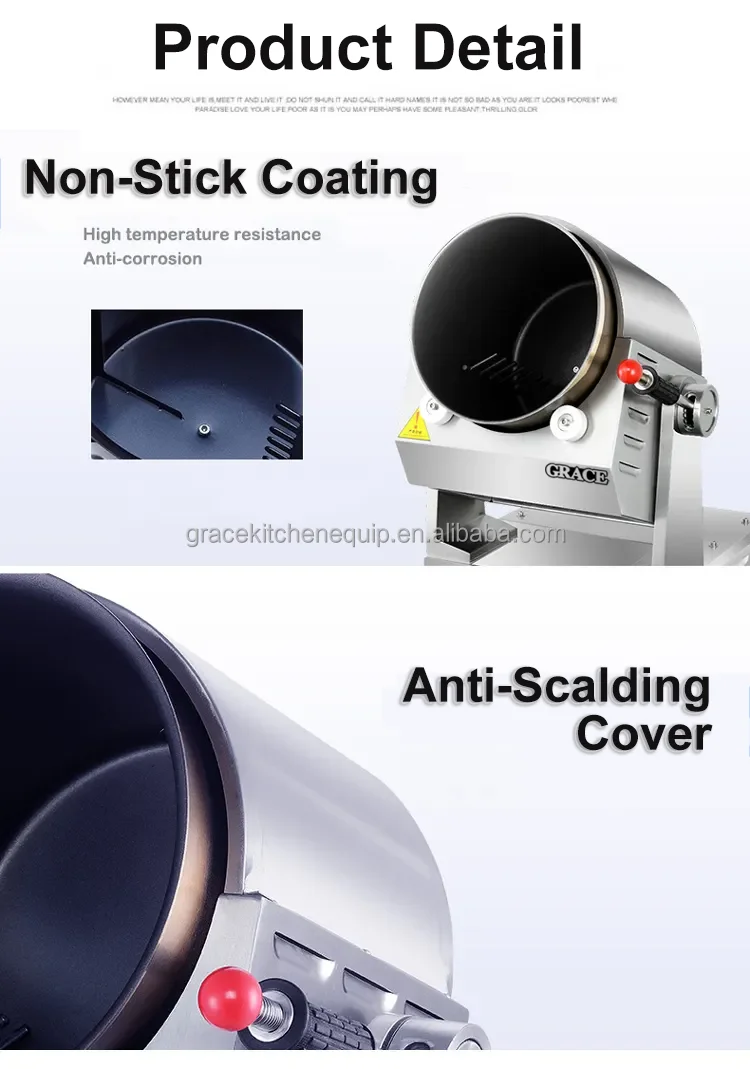 Commercial Hotel Restaurant Fried Rice Intelligent Machine Rotating ...