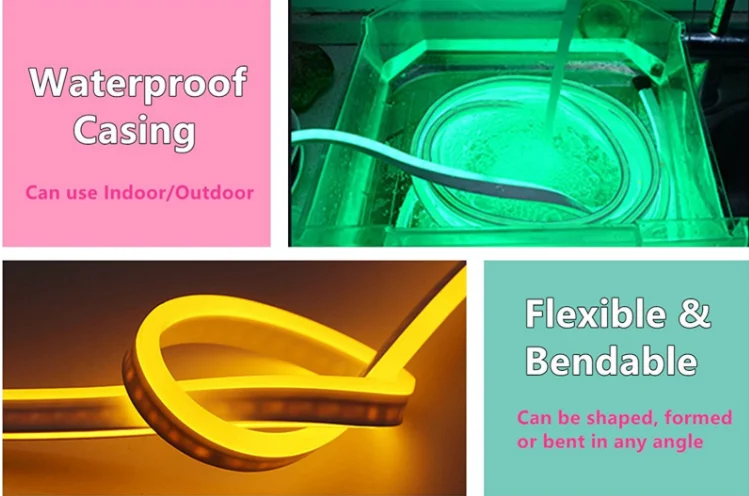 Silicone PVC Led Neon Tube 6*12mm 8*16mm Custom 12V 24V 110V 220V ...