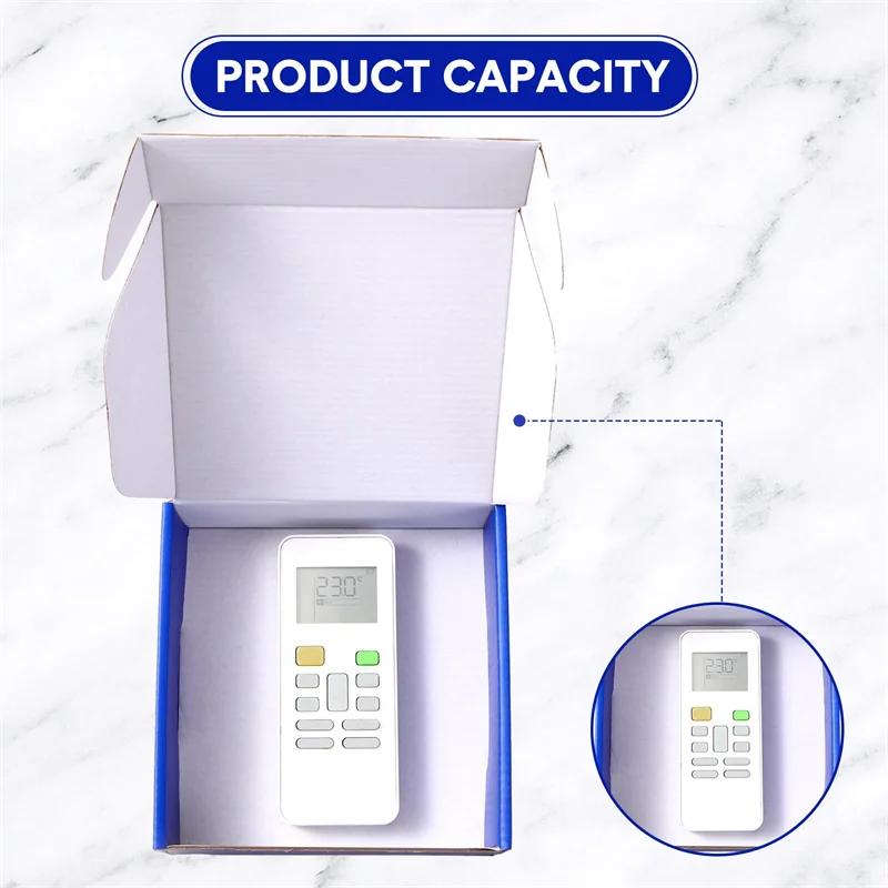 Custom Shipping Boxes - 6x6x2 Inches Corrugated Cardboard