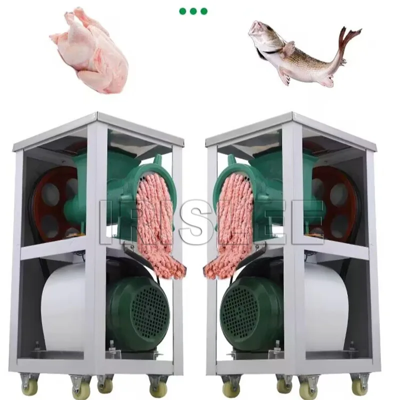 Meat Grinder 220v Commercial Bone Shredder 3kw Chicken Skeleton ...