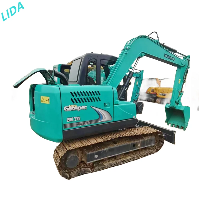 Original Japan Kobelco SK75-8 7Ton Mini Small Sk75 Sk75-6 Used Crawler ...