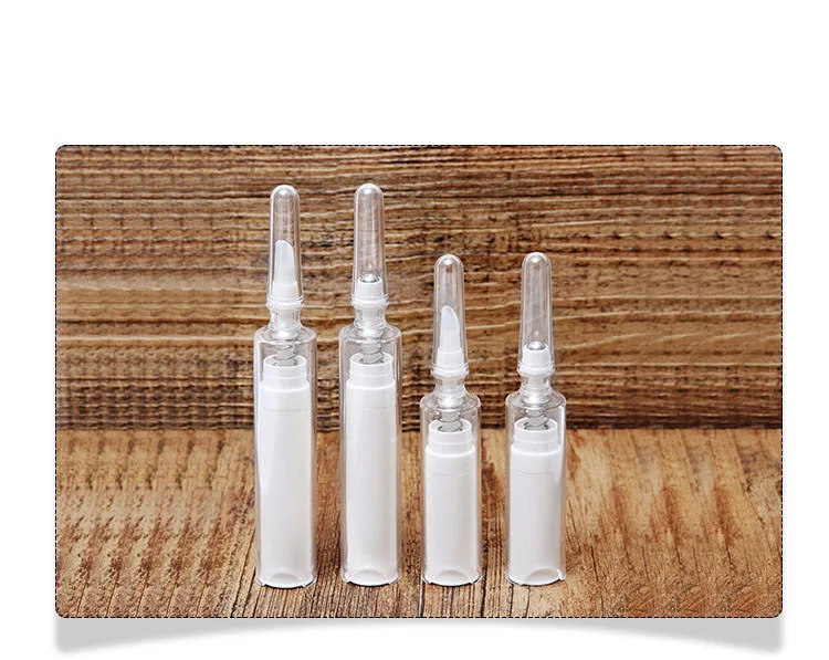 5ml 10ml Ampoule Shape Plastic Cosmetic Airless Serum Pump