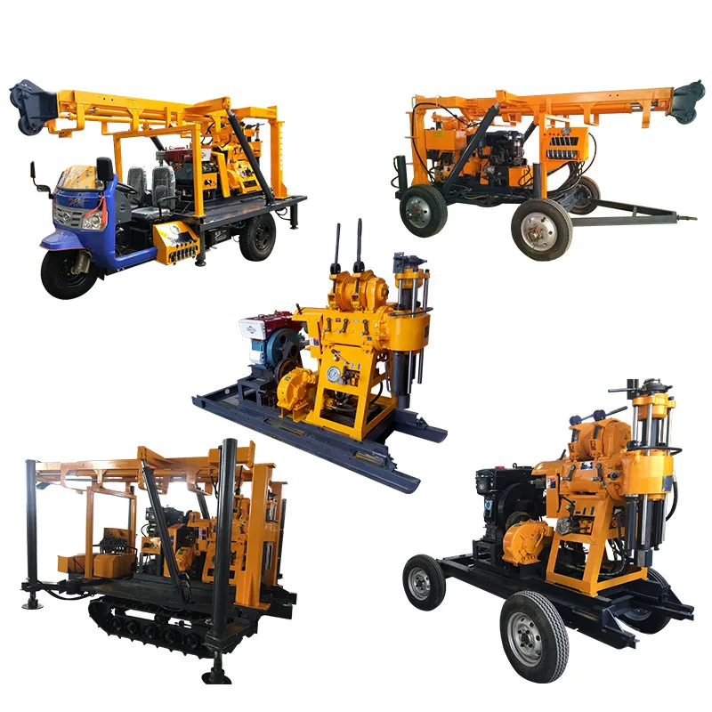 Hydraulic Rotary Rock Portable Rig Xy-1 Max Depth 200m Mining Drilling ...