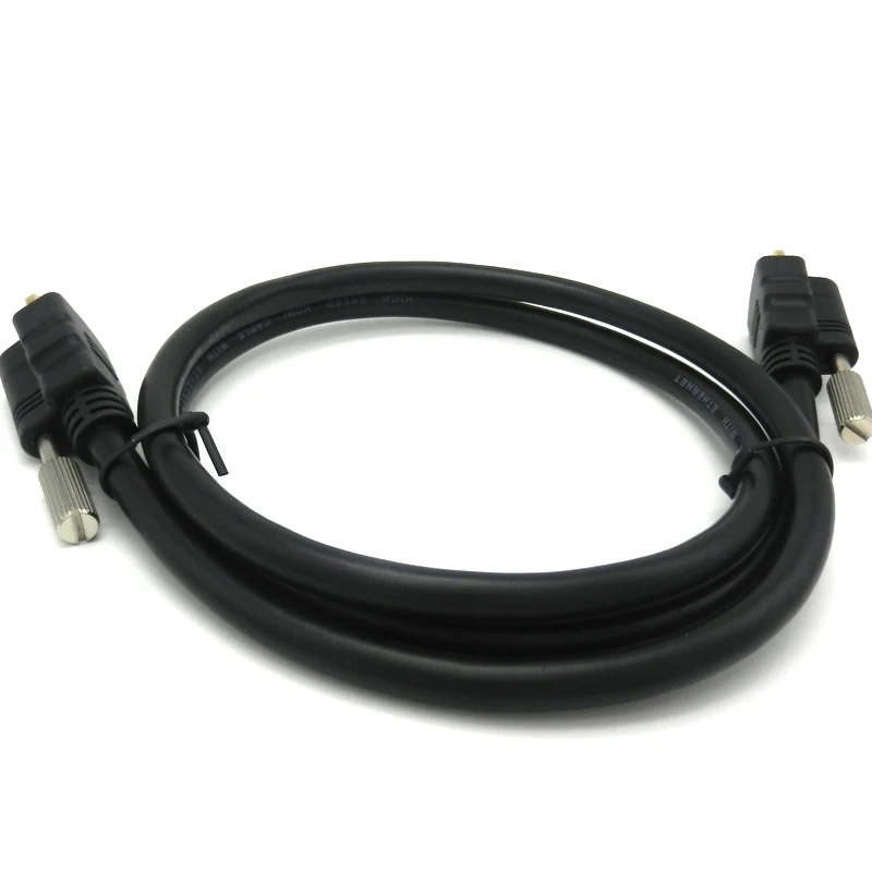 High Quality Gold Plated Hdmi Lock Cable 4k Hdmi Cable Male To Male ...