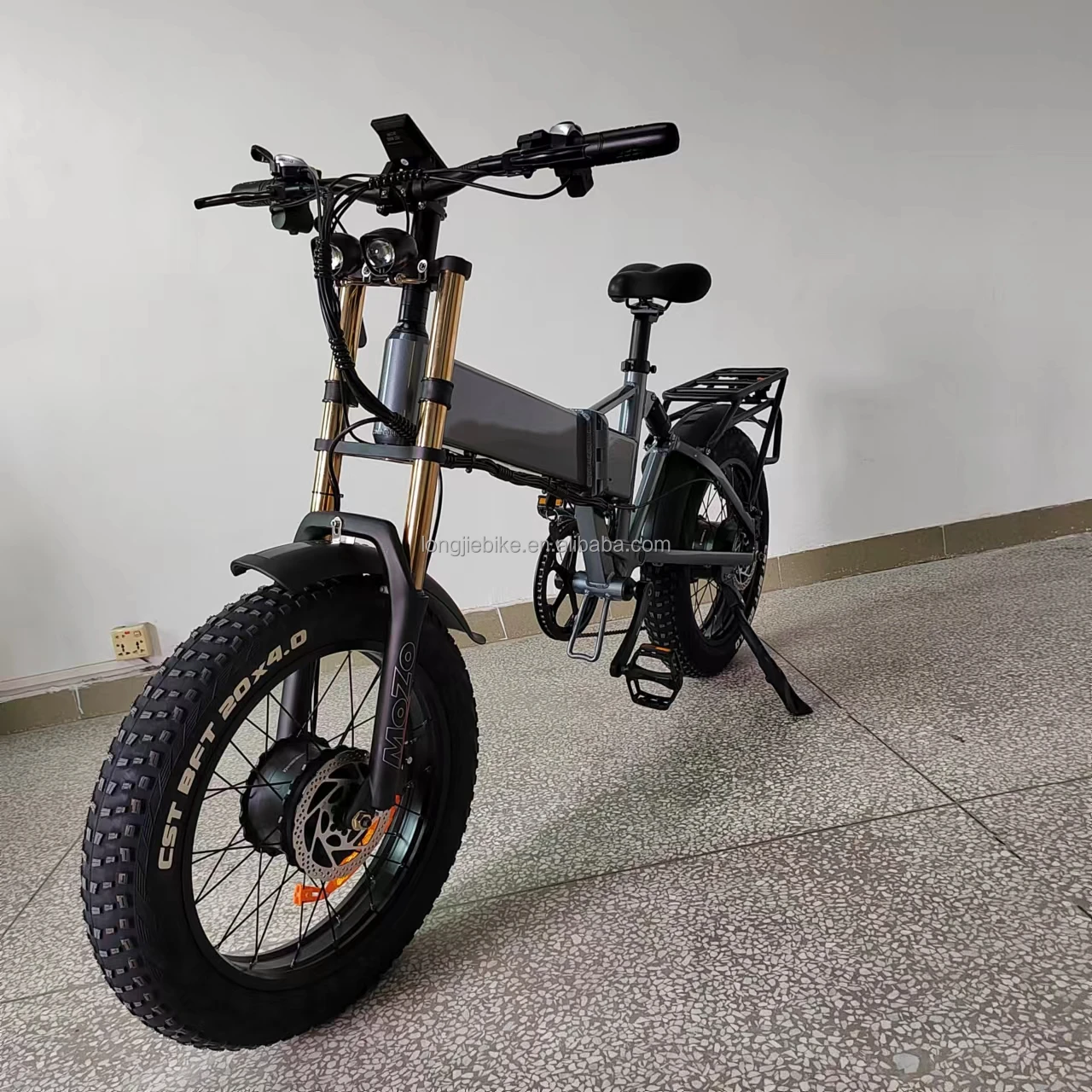 Ebike Folding 2000W Dual Motor Electric Bike - 48v21ah