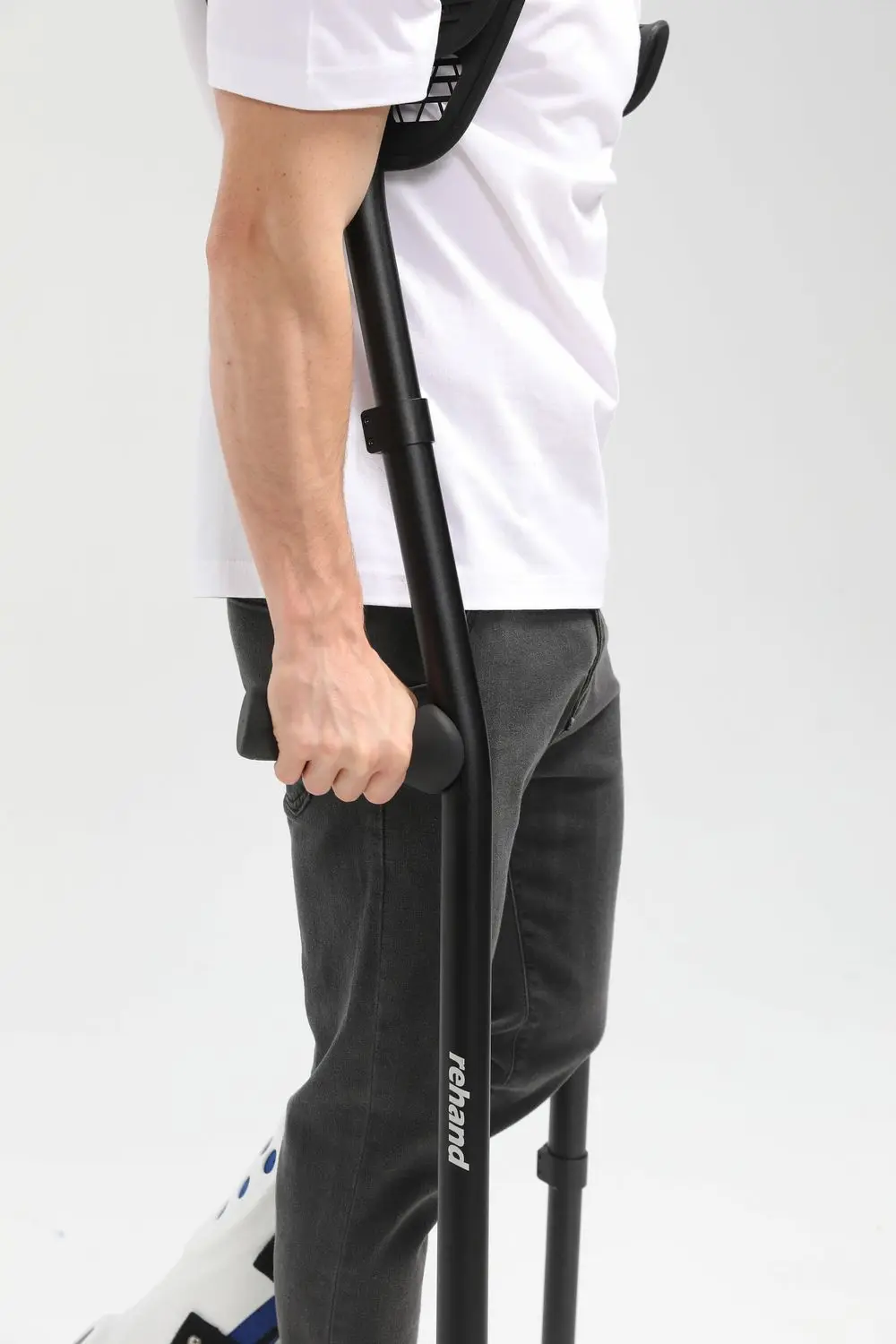Rehand Medical Axillary Crutches Adjustable Cane Walking Aluminum ...