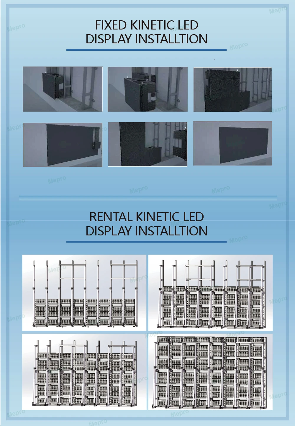 Advanced COB LED Matrix Screen with Kinetic Wave Effects
