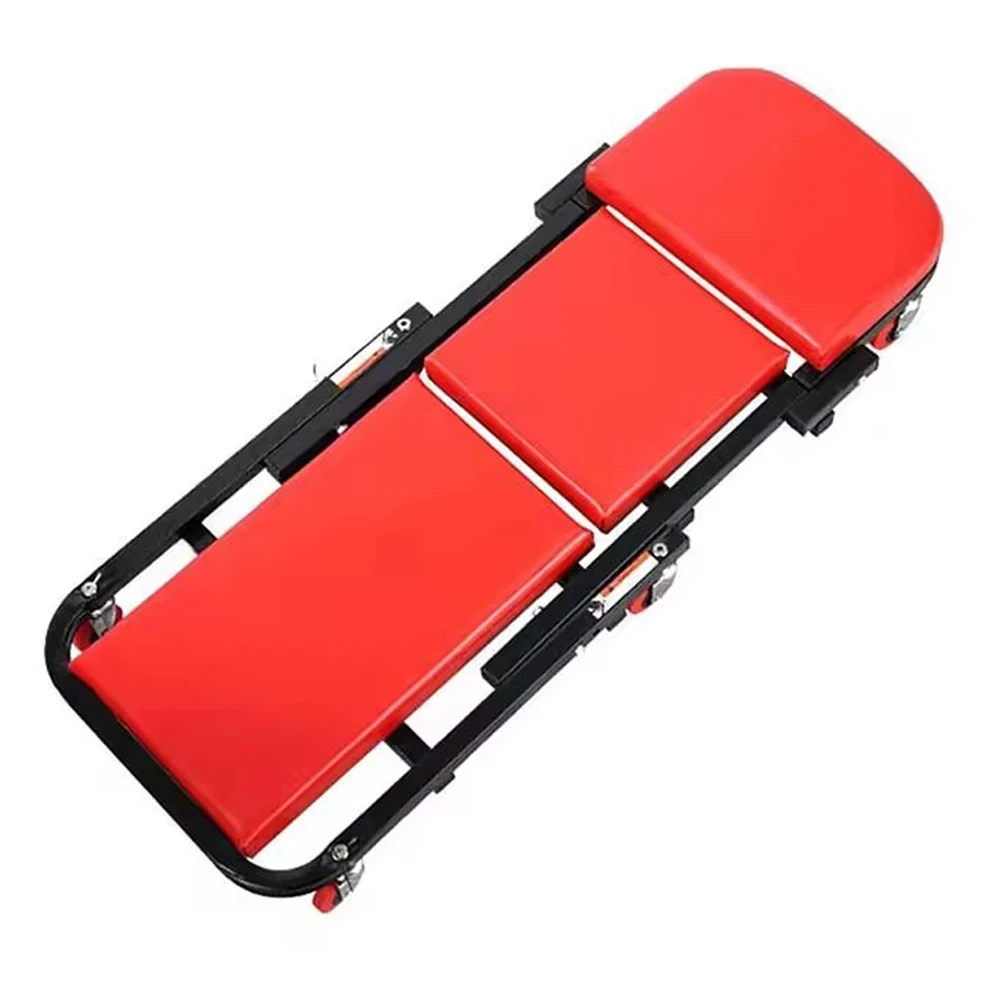 Folding Creeper Seat Mechanic Garage Creeper Trolley For Auto Repair ...
