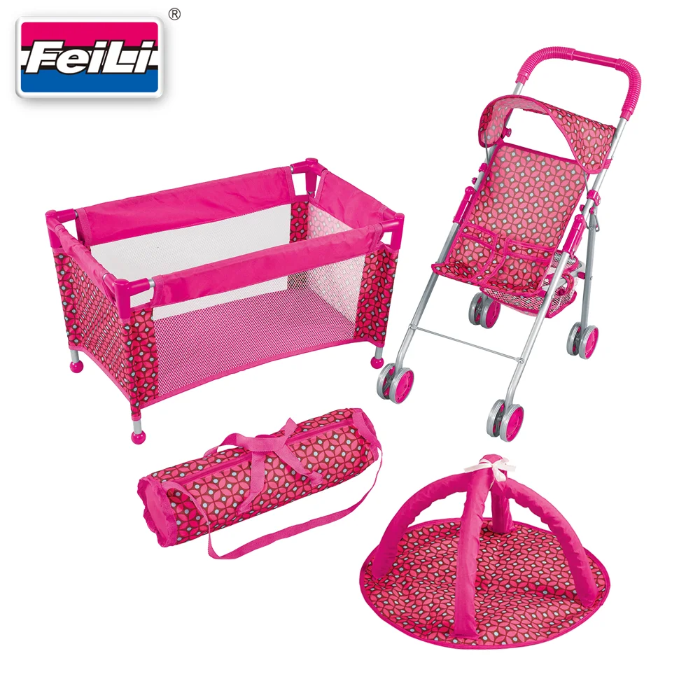 Dollri Starri Wholesale 4 In 1 Baby Doll Travel Play Set For Dolls 12 ...