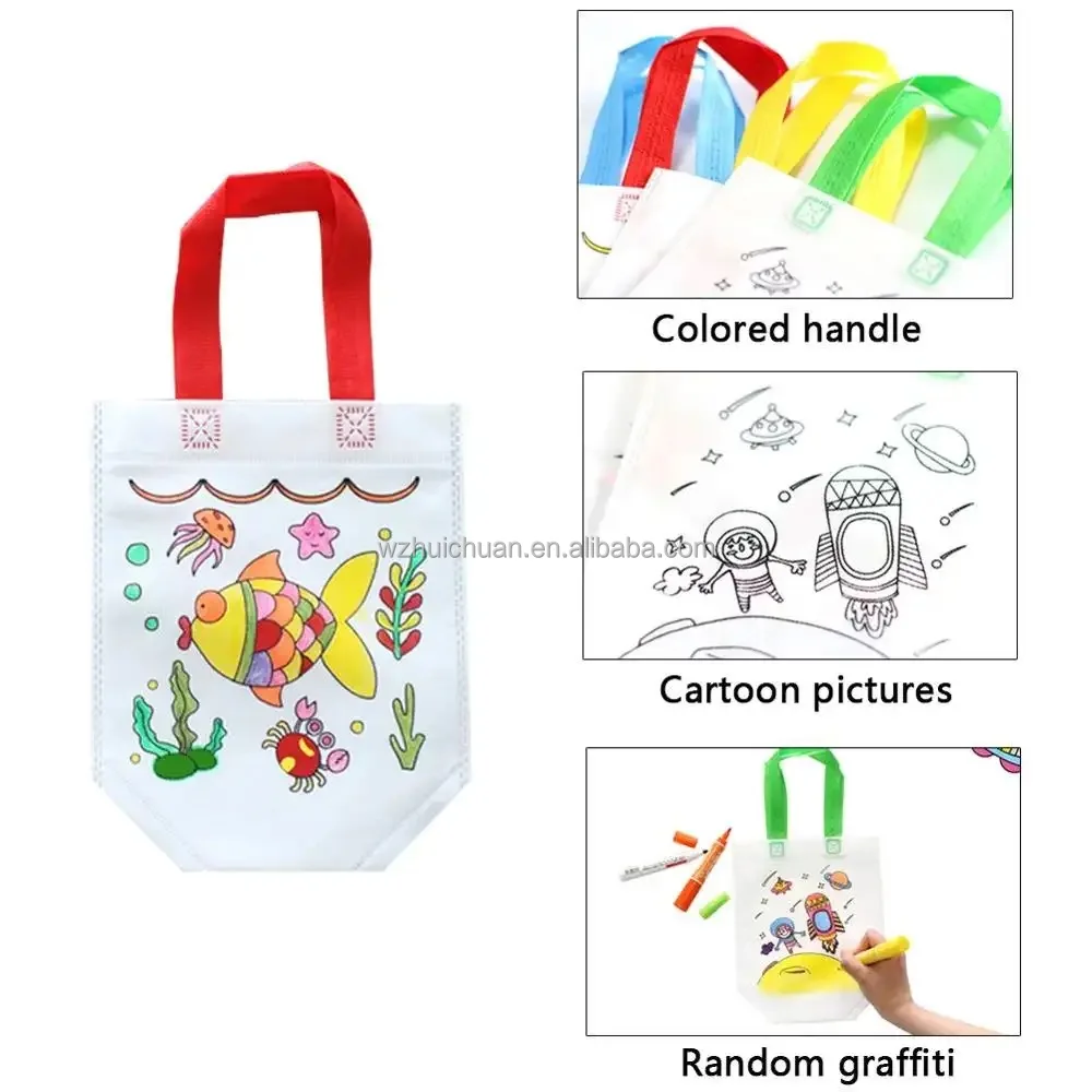 Coloring Bags for Kids Easy Paint Reusable by Number Kits DIY Art ...