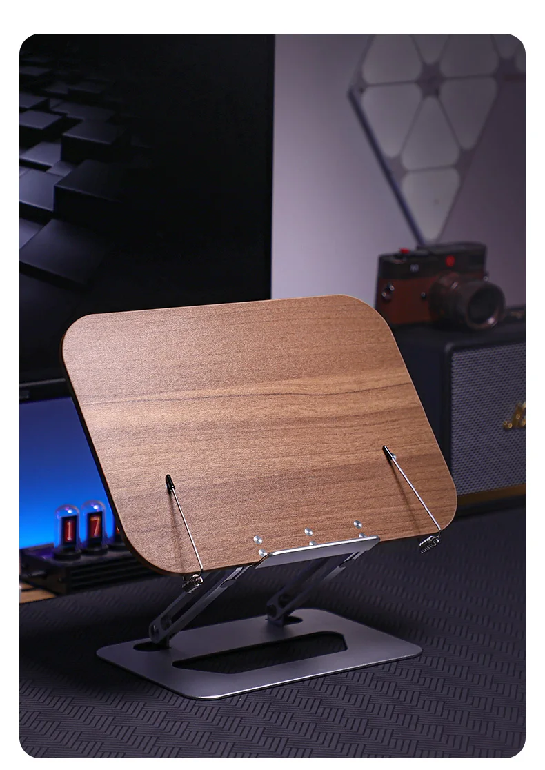 Boneruy Ergonomic Book Reading Stand Desktop Non Slip Folding Tablet ...