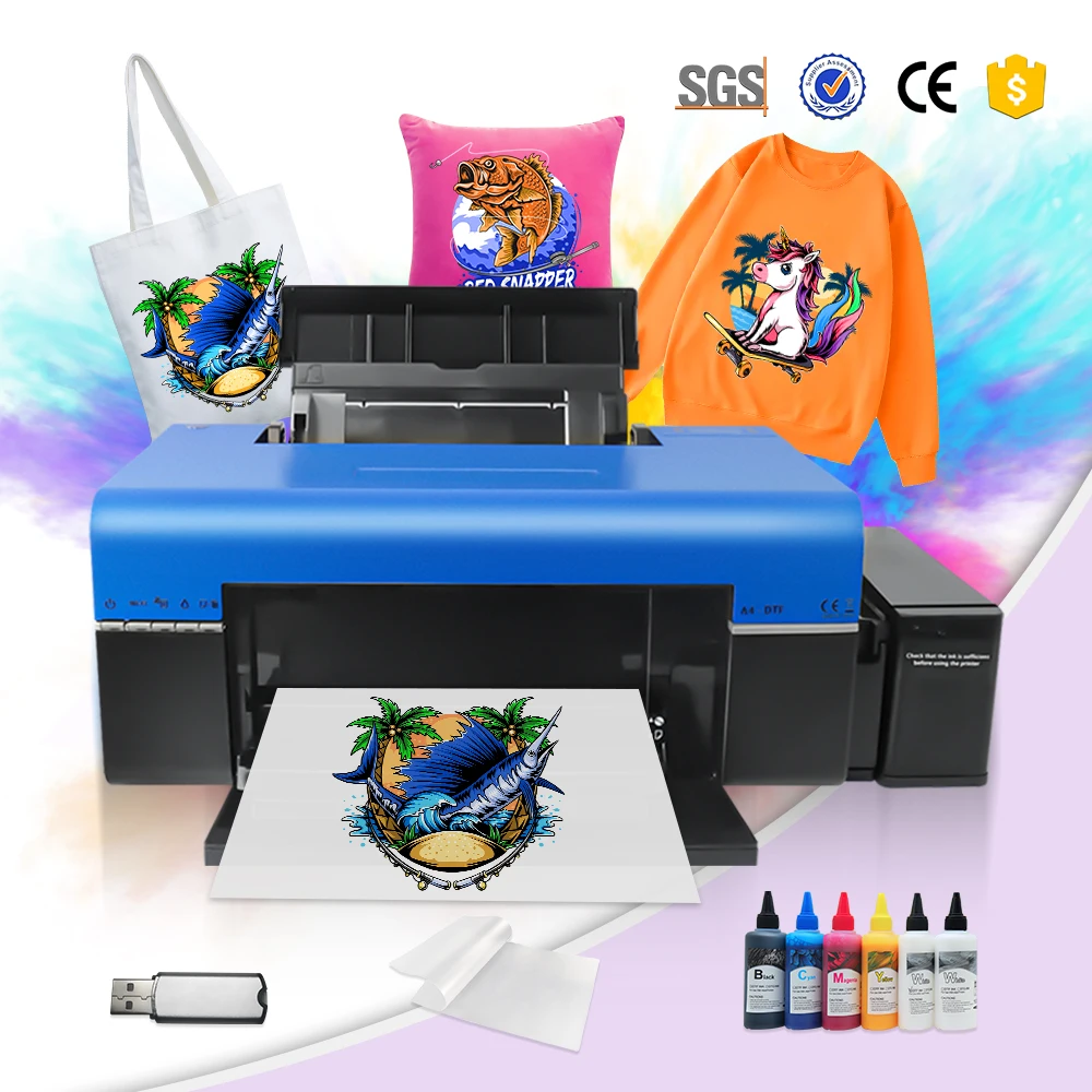 Colorsun A3 Dtf Printer Printer Transfer I3200 Xp600 A4 With Powder Shaker Prestige Dtf Printer ...