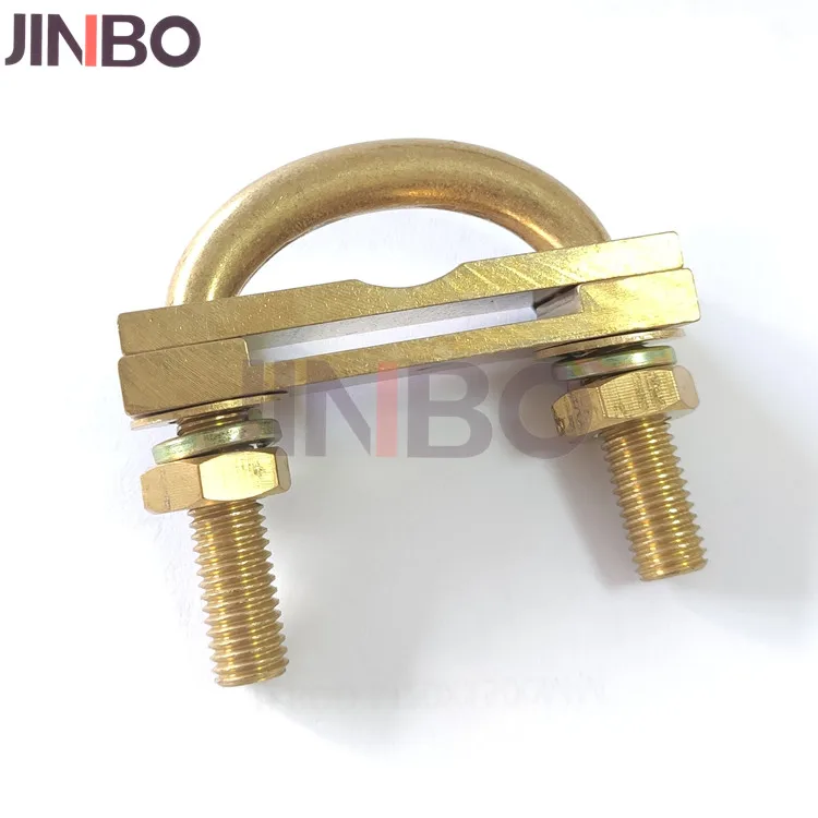 High Conductivity Grounding Connection Clamp Electric U-bolt Rod To ...