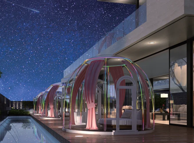 3M Hot Selling New Design PC Dome Hotel Polycarbonate Dome Tent Modular ...