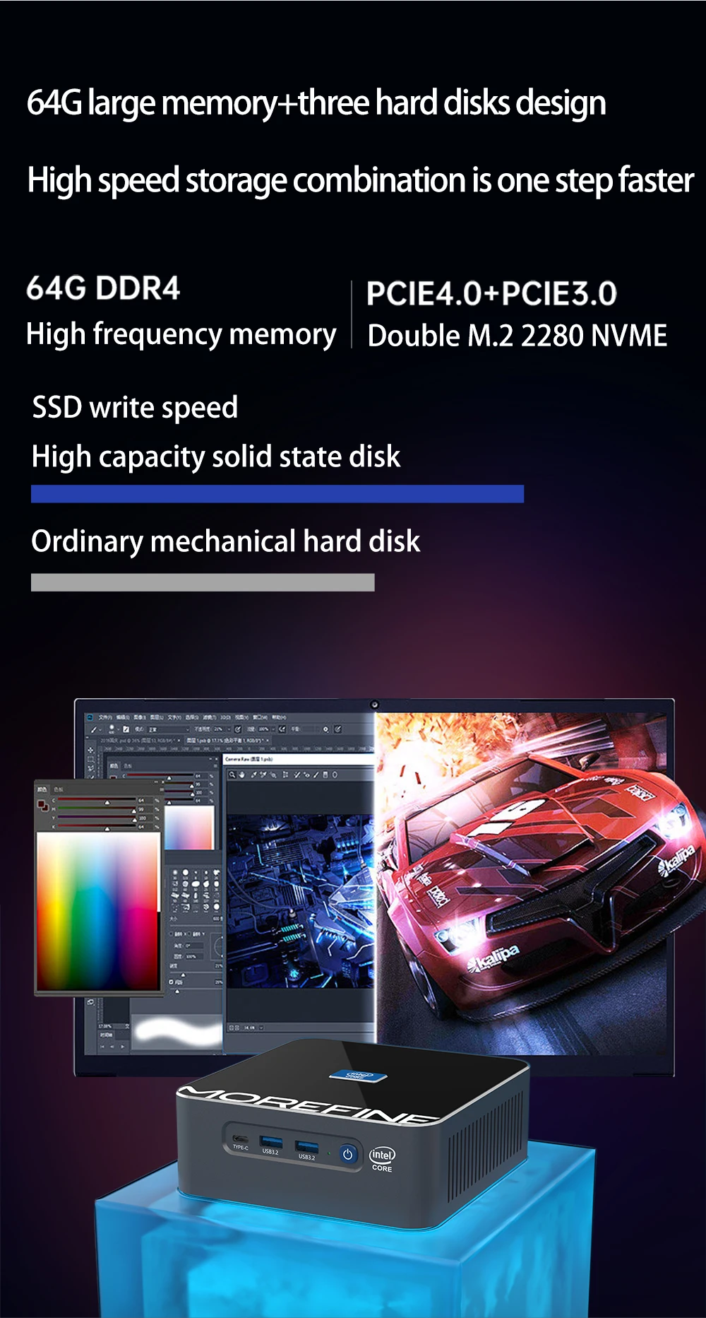 12th Gen Intel Core I9 12900HK Mini PC - 14 Core Gaming Power