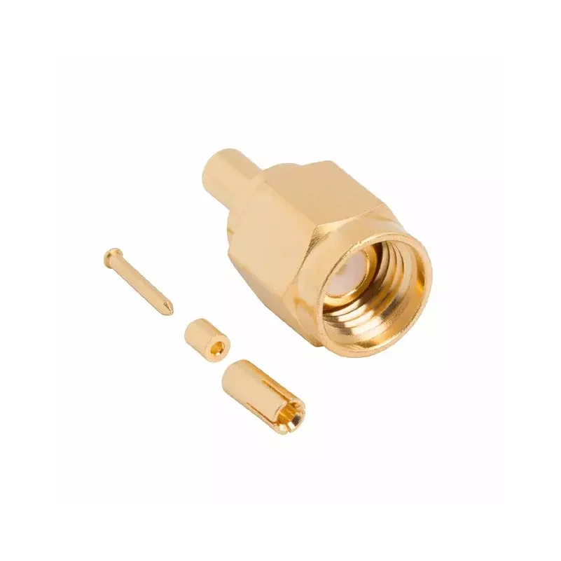 Original PCB Connectors 901-10107 SMA Connector Plug Male Pin 50 Ohms ...