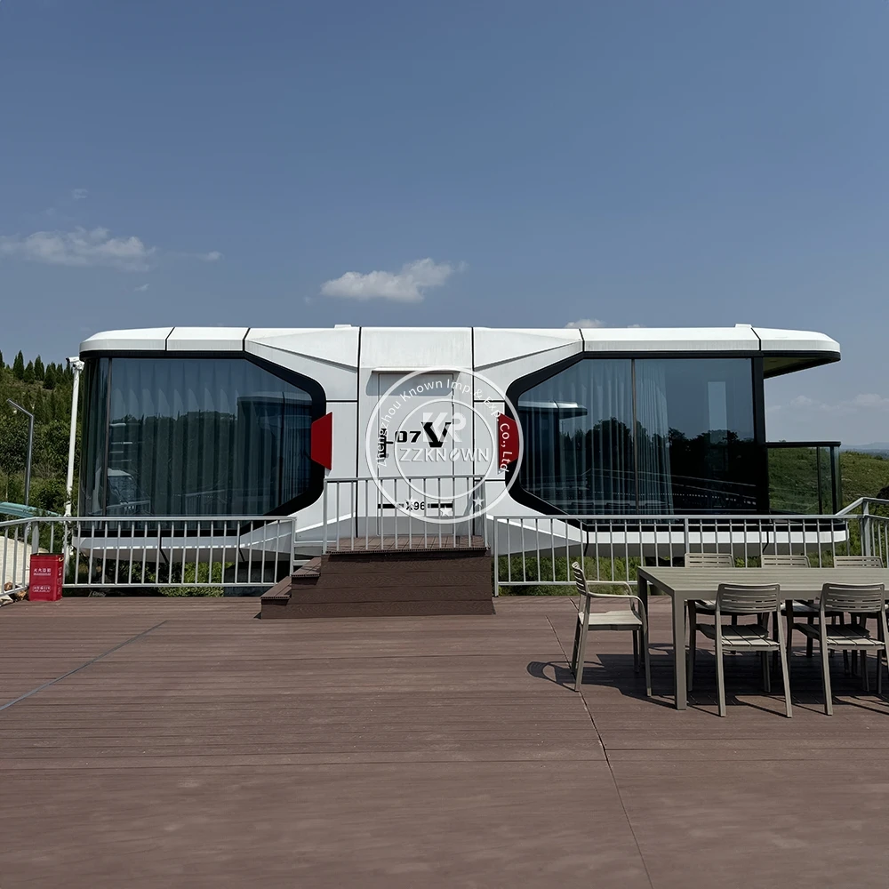 Commercial Cabin Modular Homes Prefab Houses Hotel Mobile Space Capsule ...