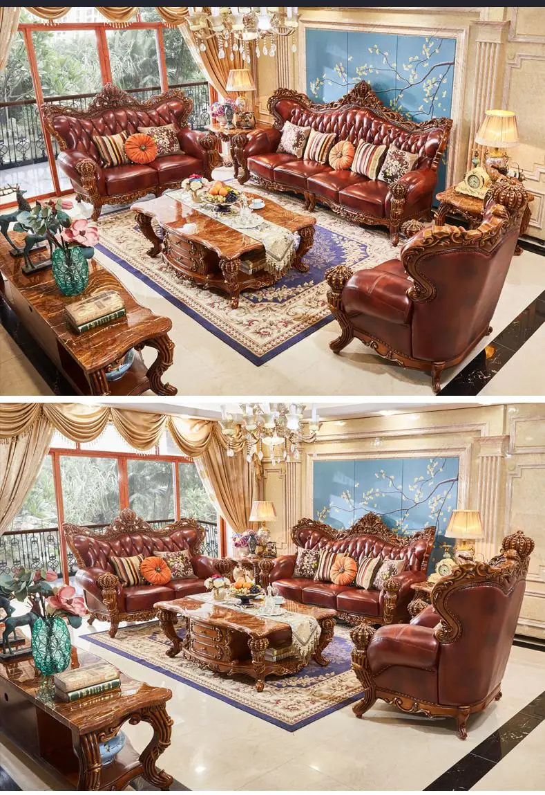 Luxury Classic European Sofa Set Luxury European Living Room Furniture ...