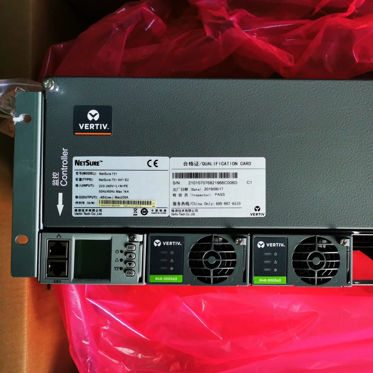 Vertiv Netsure 731 A41 48v Rectifier System - Buy 48v Rectifier System ...