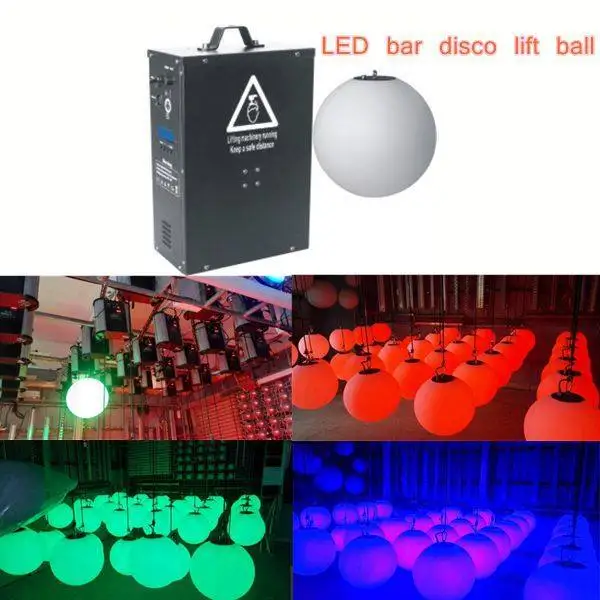 Dmx Control Winch And Kinetic Light System Rgb Led Kinetic Flying Lifting Ball Disco Lights ...