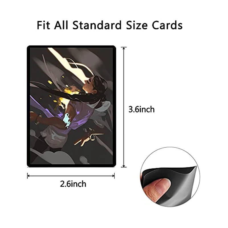 Waterproof Trading Card Sleeve Custom Art Printed on Matte CPP Plastic ...