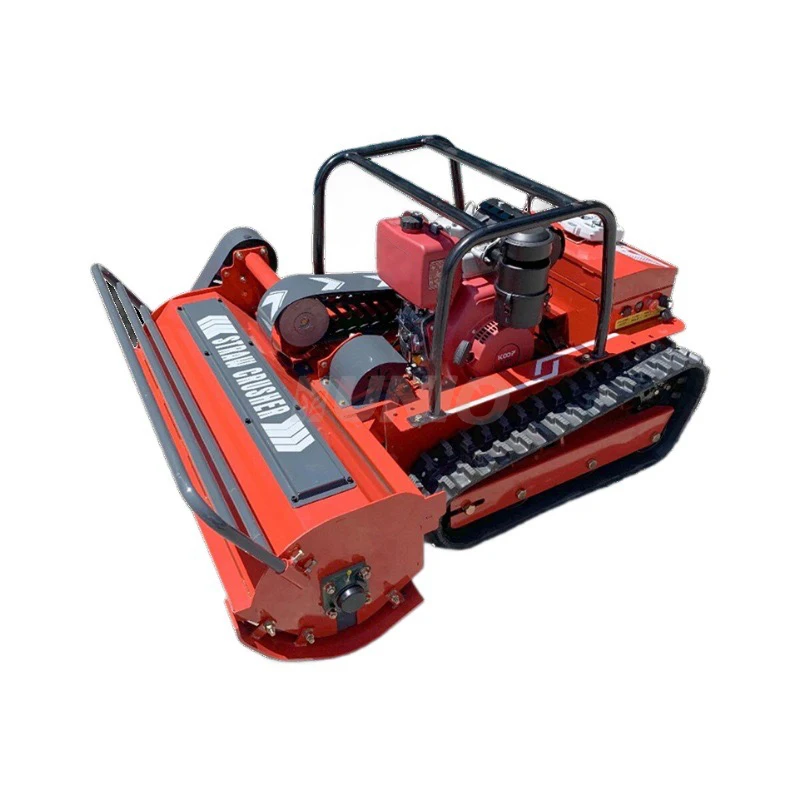 Industrial CE Approve Electric RC Grass Cutting Track Remote Control ...