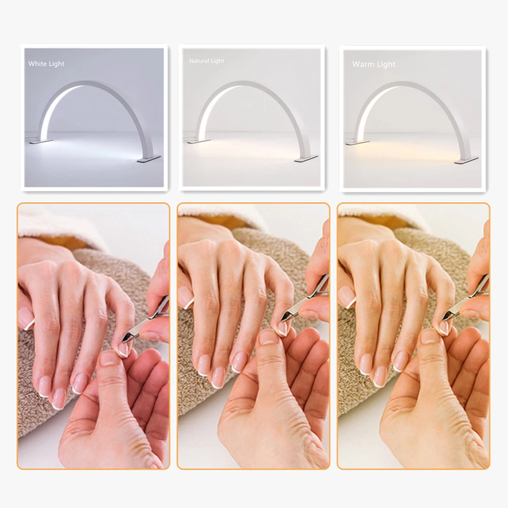 28inch 40W Newest Crystal LED Nail Light Crescent Lashes Lamp With ...
