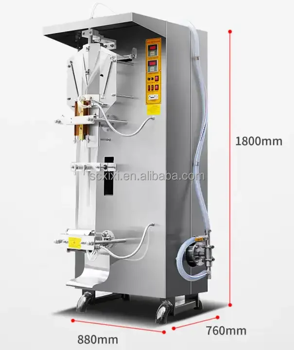 Automatic Drinking Pouch Water Sachet Filling Machine