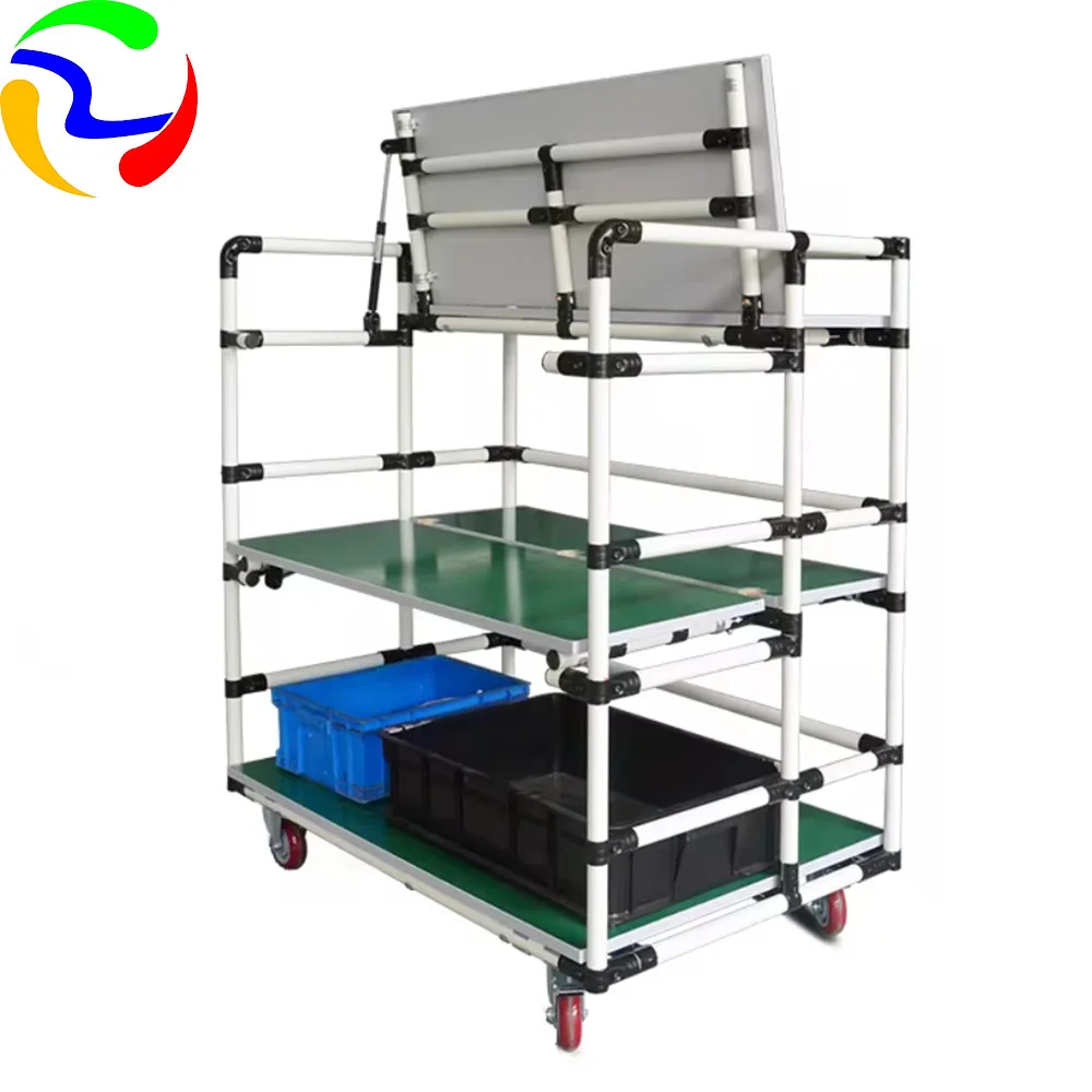 Workshop Anti-Static Material Turnover Trolley - Customized