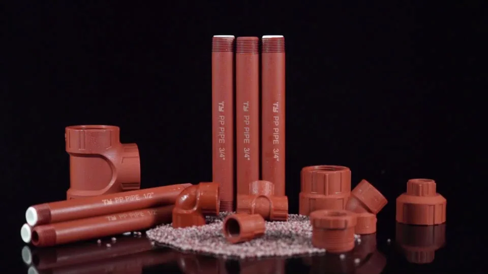 High Pressure Pn16 Red Brown Color Screw Thread Ips Pph Fitting - Buy ...