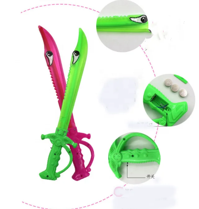 Promotional Kids Toy Swords Led Flashing Pirate Sword Toy For Spring ...