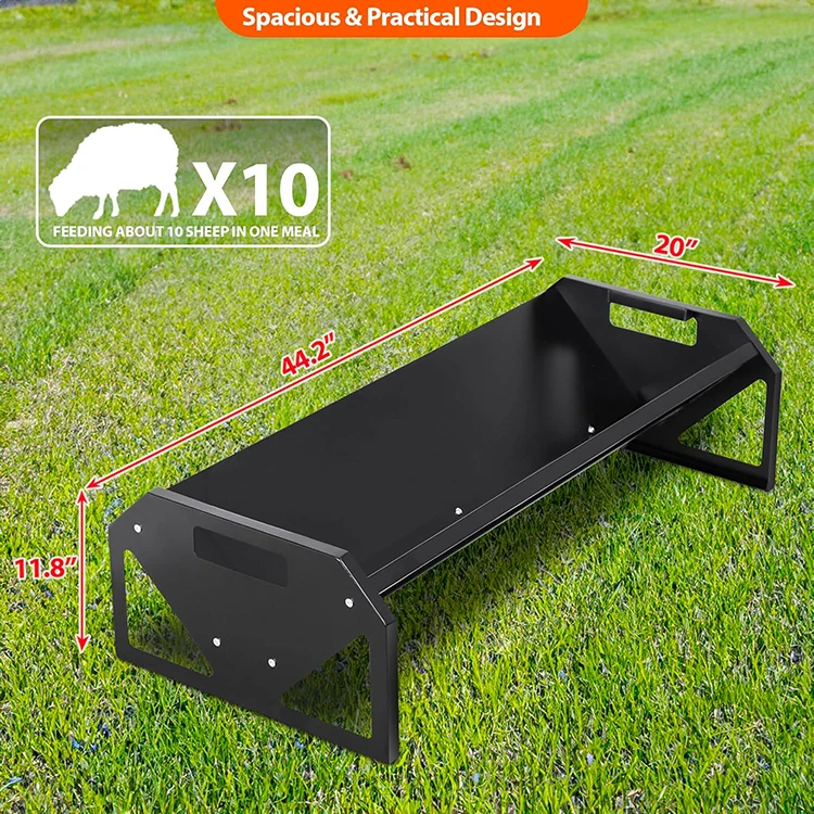 Jh-mech Goat Hay Feeder For Cow Detachable Large Capacity Livestock ...