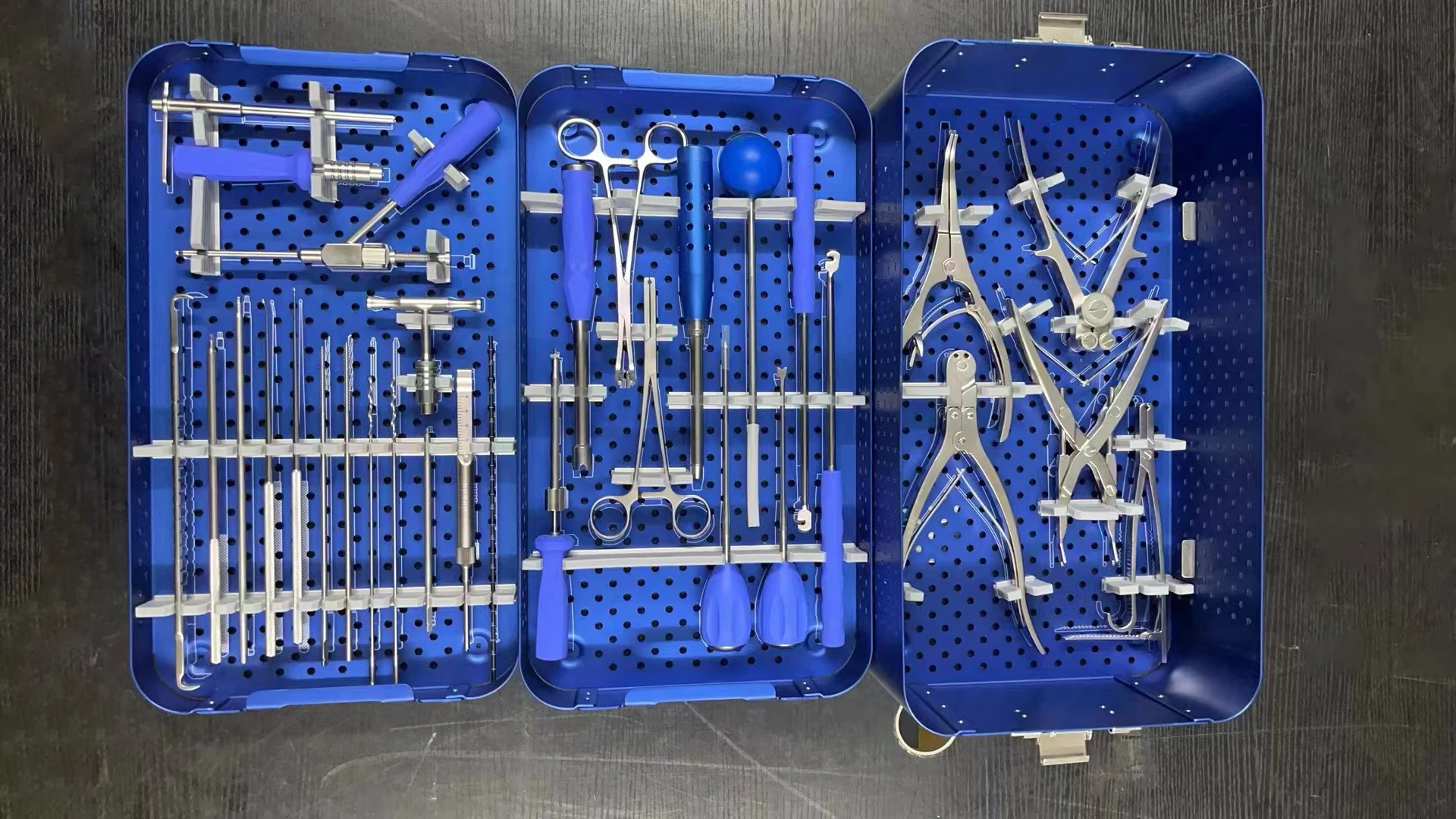 Stainless Steel Arthroscopy Instruments & Sterilization Box