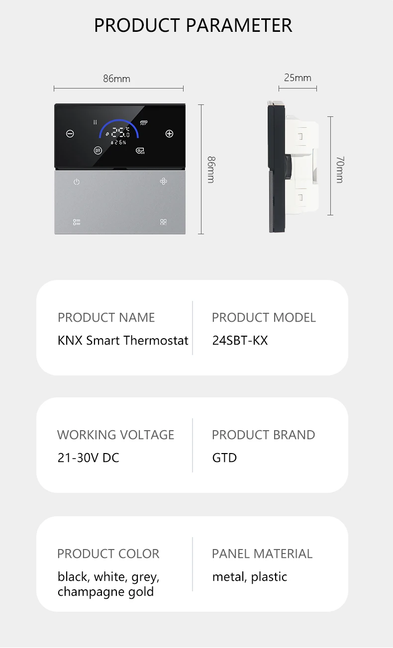 Home/Office Wall Switch KNX Smart Automation System Intelligent ...