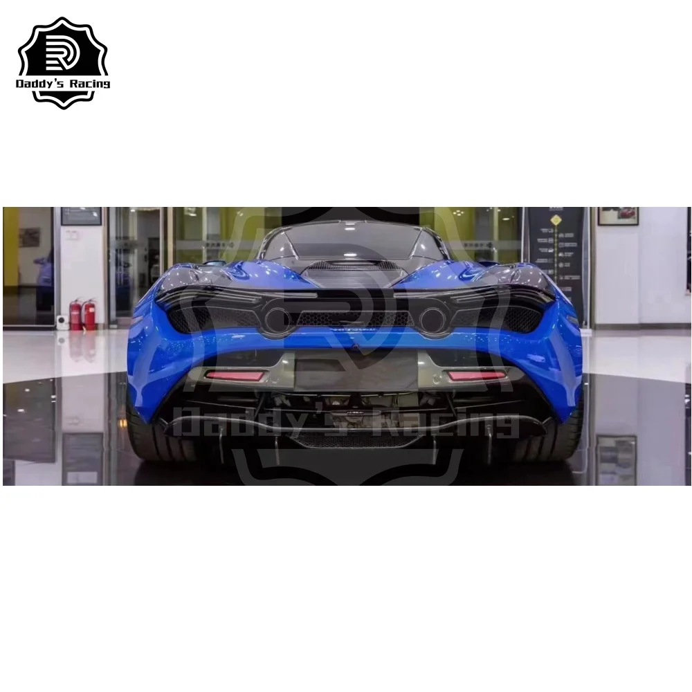 Vors Style Carbon Fiber Rear Bumper Diffuser Lip Fit For Mclaren 720s ...