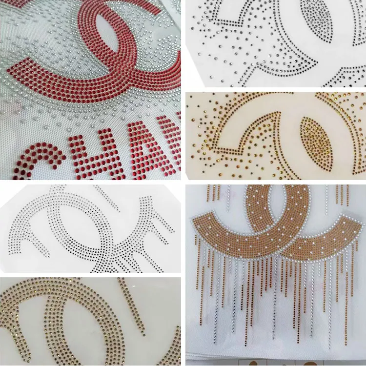 Hot Sell Wholesale Brand New Logo Rhinestone Heat Transfer - Buy ...