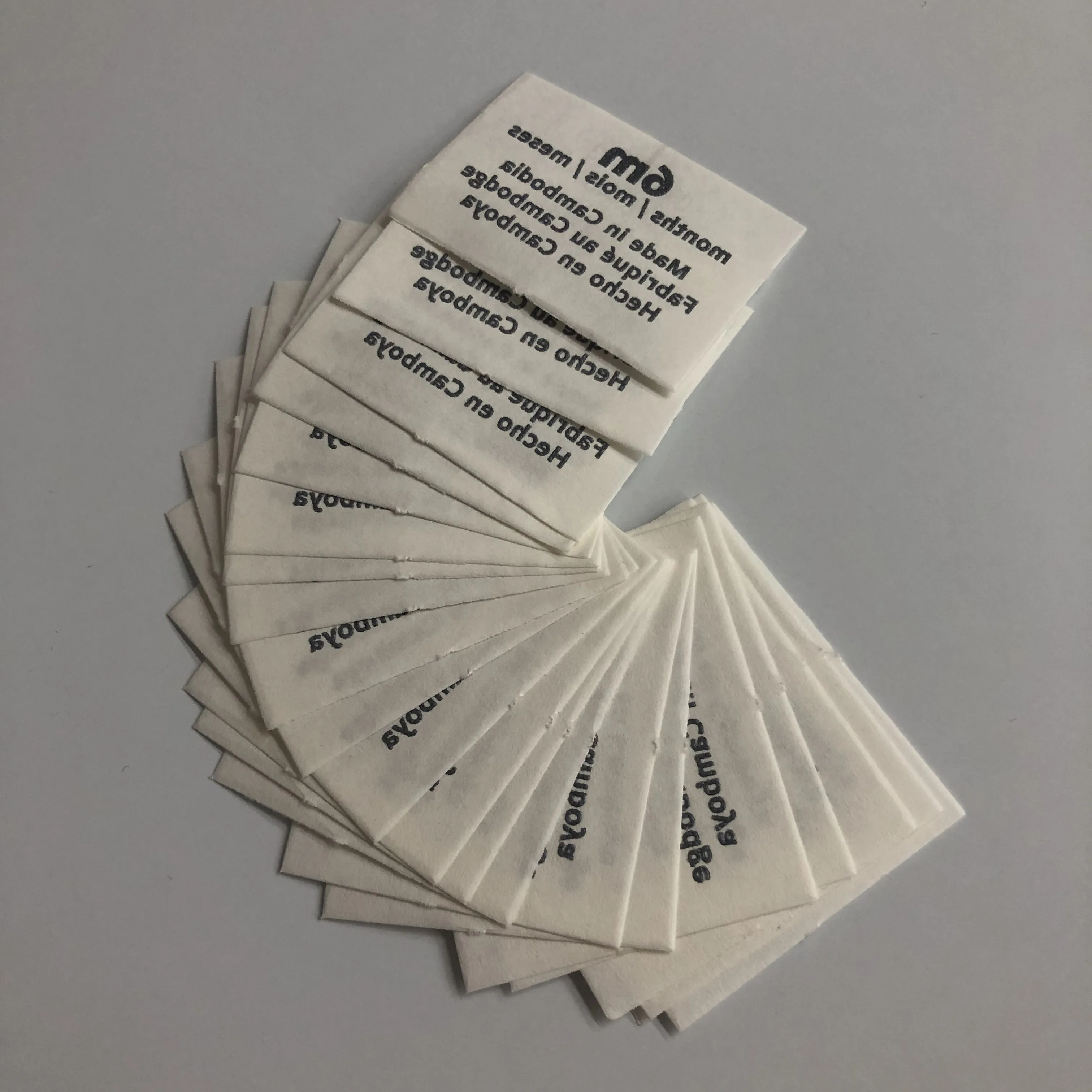 Factory Direct Price Custom Iron On Tagless Heat Transfer Neck Labels ...