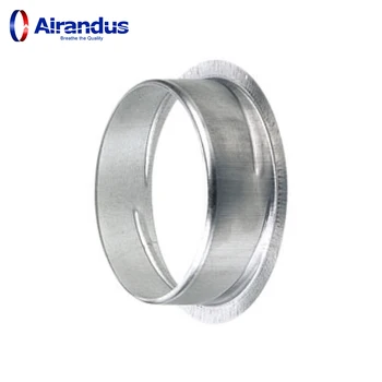 Galvanized Steel Hvac Parts Air Valve Mounting Collar Air Vent Collar ...