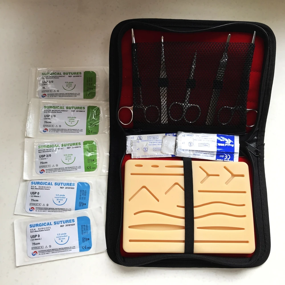 Surgical Medical Student Training Practice Suture Kit With Customized ...