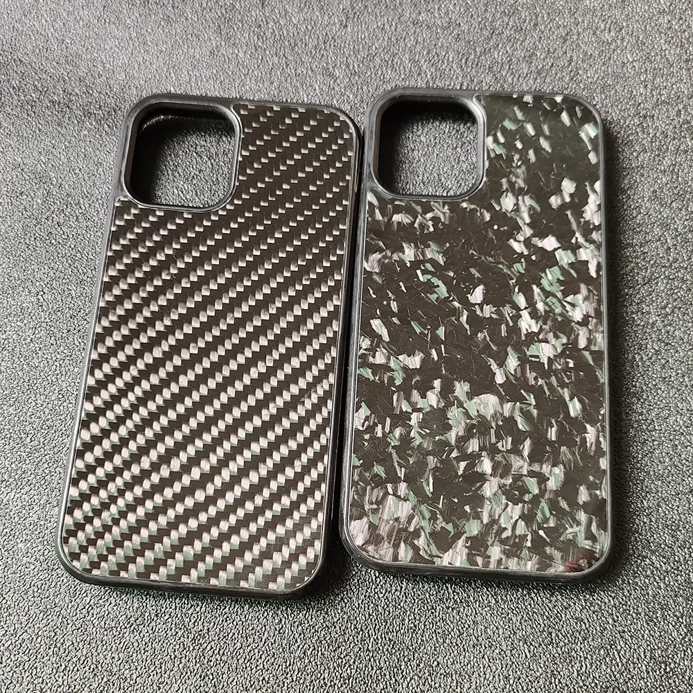 Custom Phone Cases - Forged Carbon Bright Black Carbon Fiber