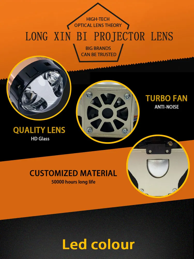 5500k Auto Lighting System 74w Car Led Headlights Direct Double Cup ...