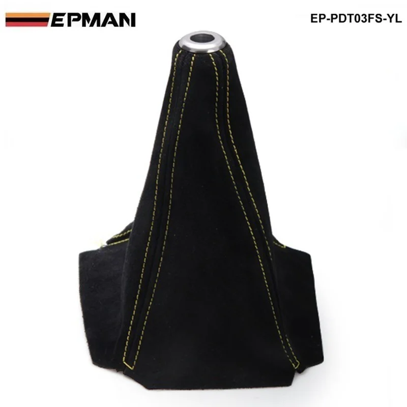 EPMAN Universal JDM Black Suede Shift Boot for M/T Gear