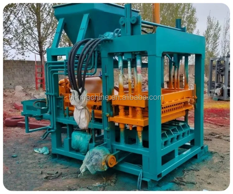QT4-15 Interlocking Brick Making Machines for Sierra Leone
