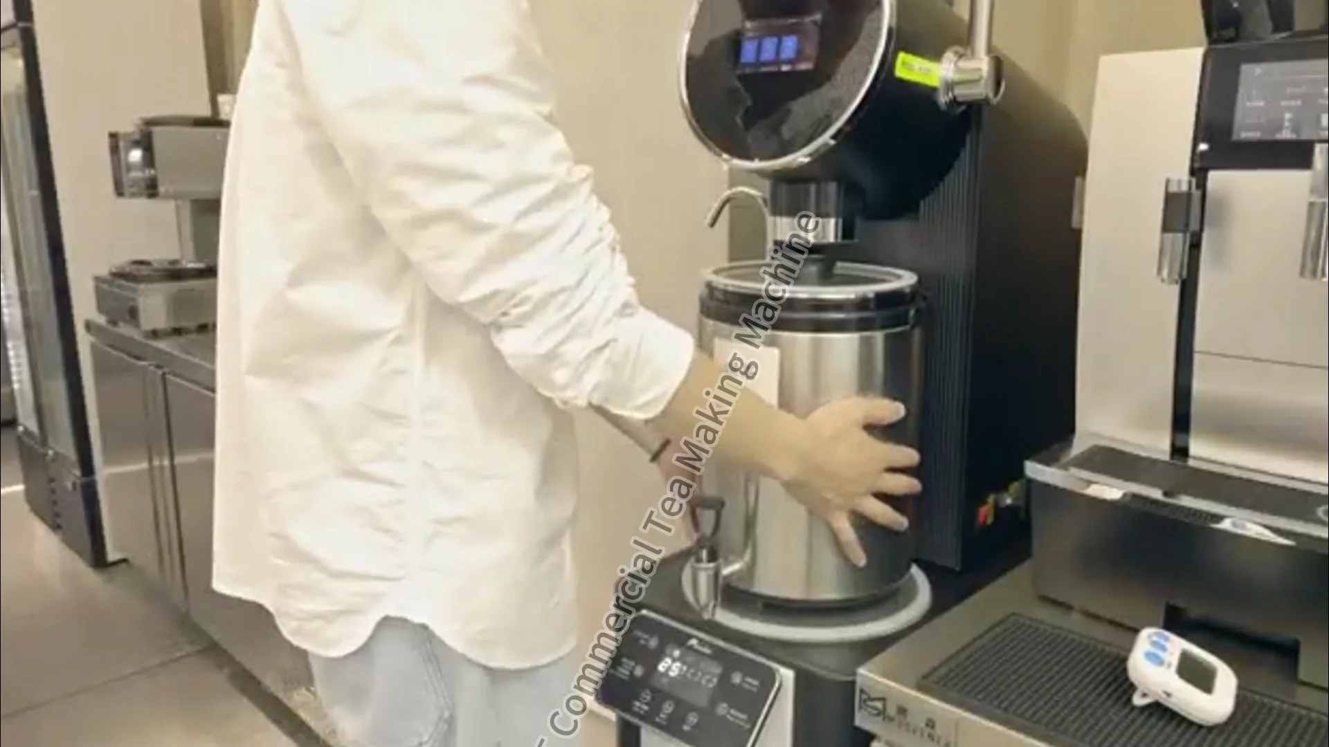 Automatic Feed Water Intelligent 10l Water Boiler Bubble Tea Maker ...